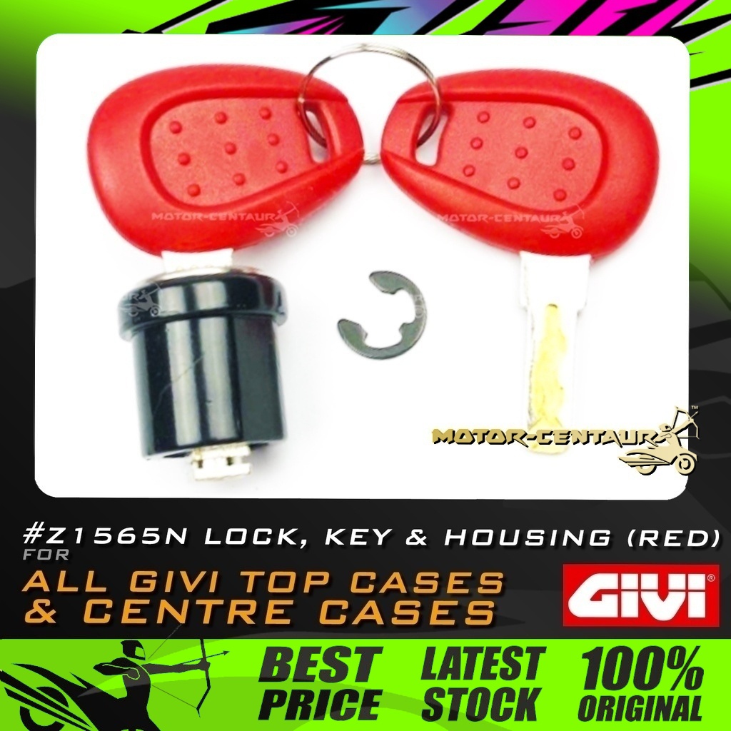 KUNCI BATI GIVI / KAPPA REPLACEMENT LOCK, KEY & HOUSING Z1565 (N ...