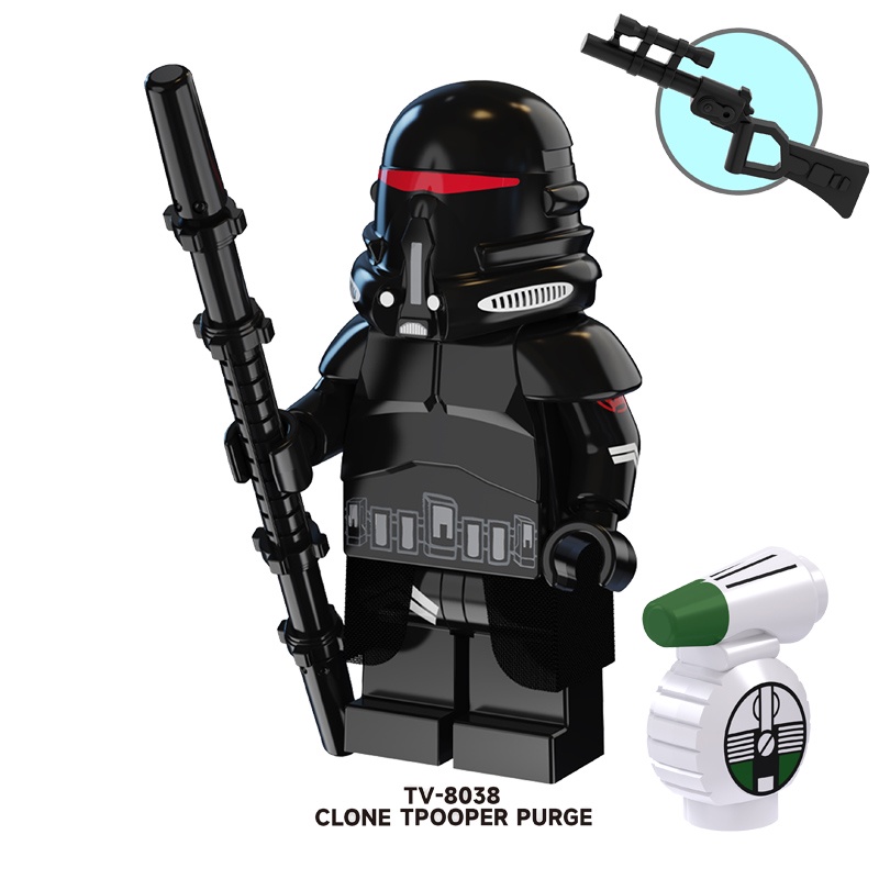 ของเล่นตัวต่อฟิกเกอร์ Space Wars Wrecker Clone Trooper Commander Cody ...