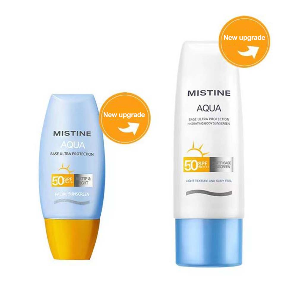 MISTINE Sunscreen Sunblock Moisturizer Facial/Body Cream UV Shield ...