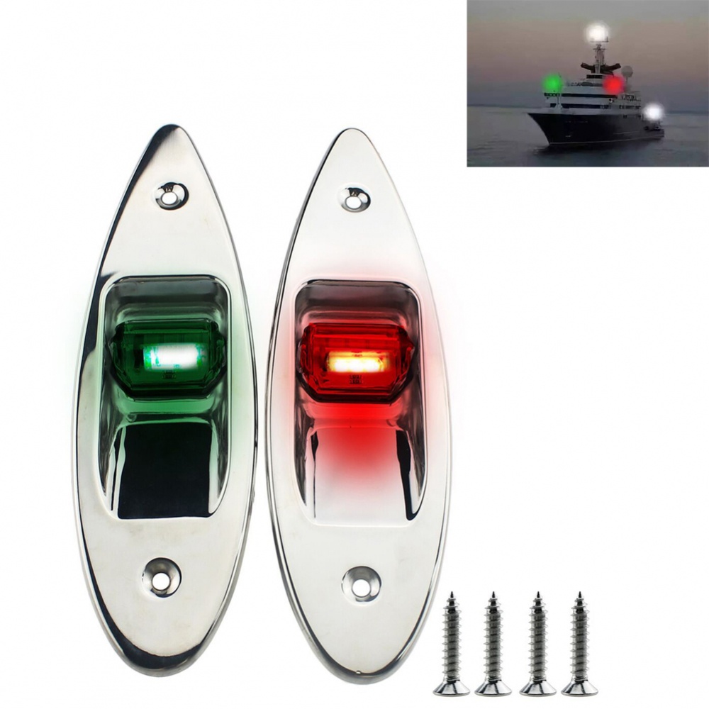 Side Navigation Lamp 2x Navigation LED Red+Green Side Navigation Light ...