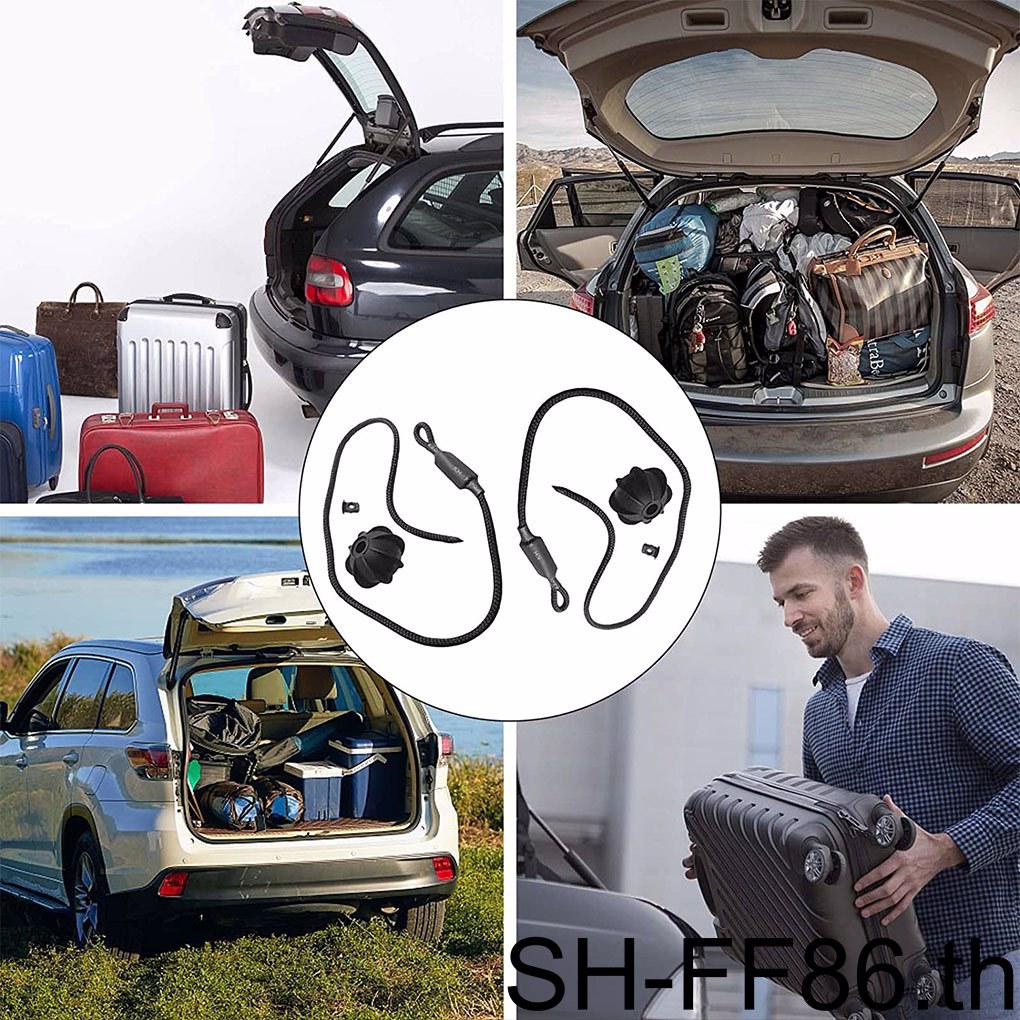 Pack of 2 Car Rear Shelf Strap Ball Tailgate Lanyard Trunk Sling ...