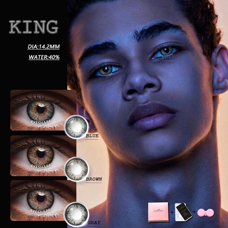 Eyeshare คอนแทคเลนส์ แฟชั่นสําหรับผู้ชาย 2 ชิ้น 1 คู่ | Shopee Thailand