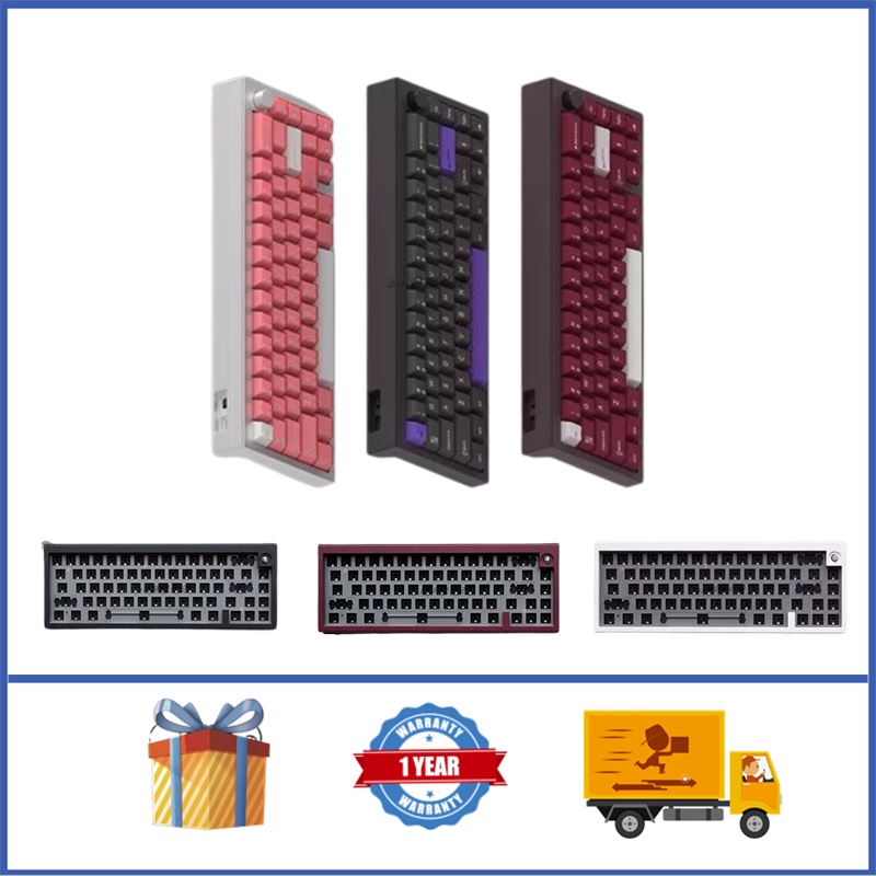 Finalkey V65 R2 ชุดคีย์บอร์ดอลูมิเนียม รองรับปะเก็น VIA RGB 65% ...