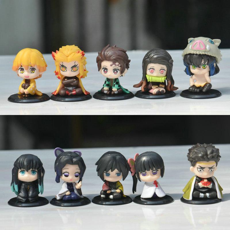 Demon Slayer อะนิเมะตุ๊กตารุ่น Q Tanjiro Nidouzi Inosuke Zenizu รูป ...