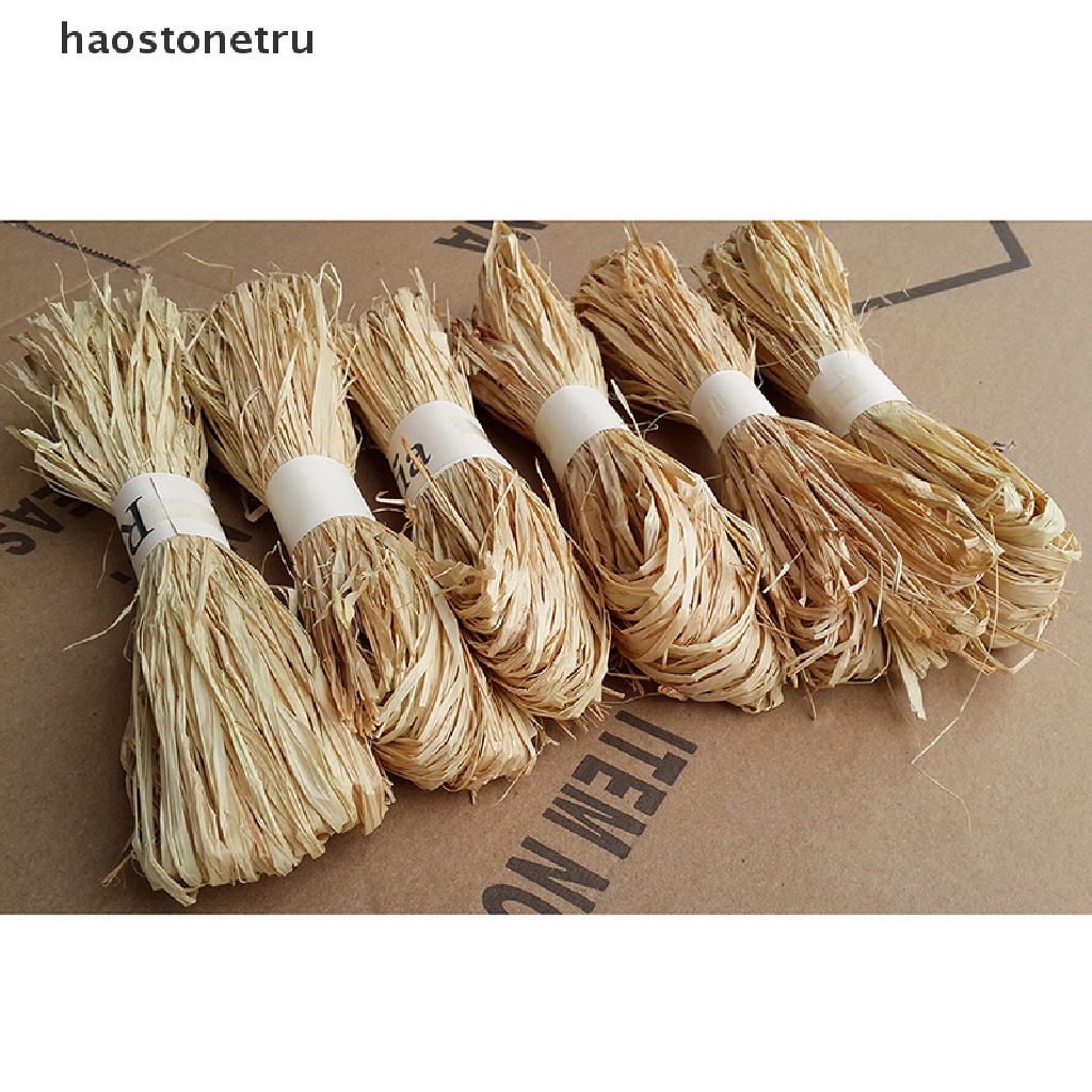 OST 1 pc/set raffia natural reed tying craft ribbon paper twine 30g N ...