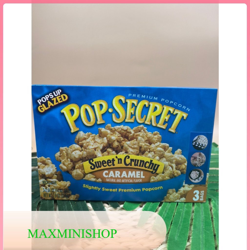 Pop Secret Sweet'n Crunchy Caramel 225g | Shopee Thailand
