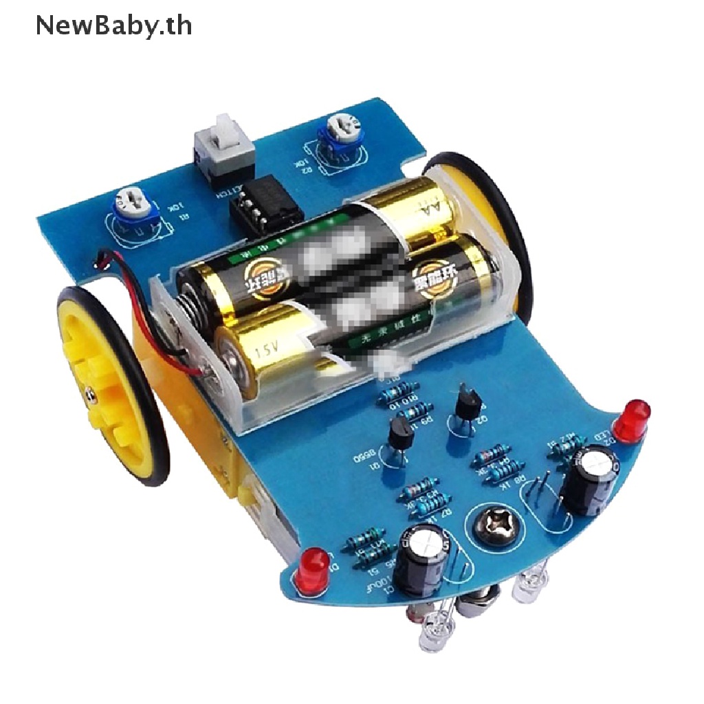 NEWBABY D2-1 Smart Robot Car Kits Intelligent Tracking Line Car ...