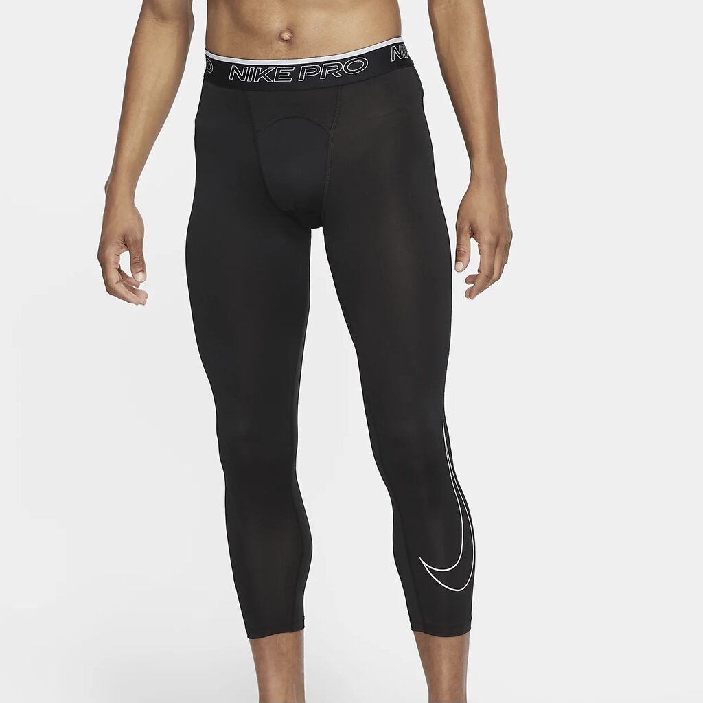 กางเกง Nike Pro Dri-Fit 3/4 Compression Long Tights ‘BLACK’ (M ...