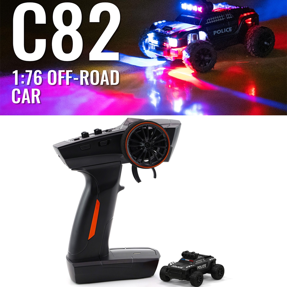 Turbo Racing 1:76 C82 RC รถบรรทุกรถ Mini Full Proportional RTR รถของ ...