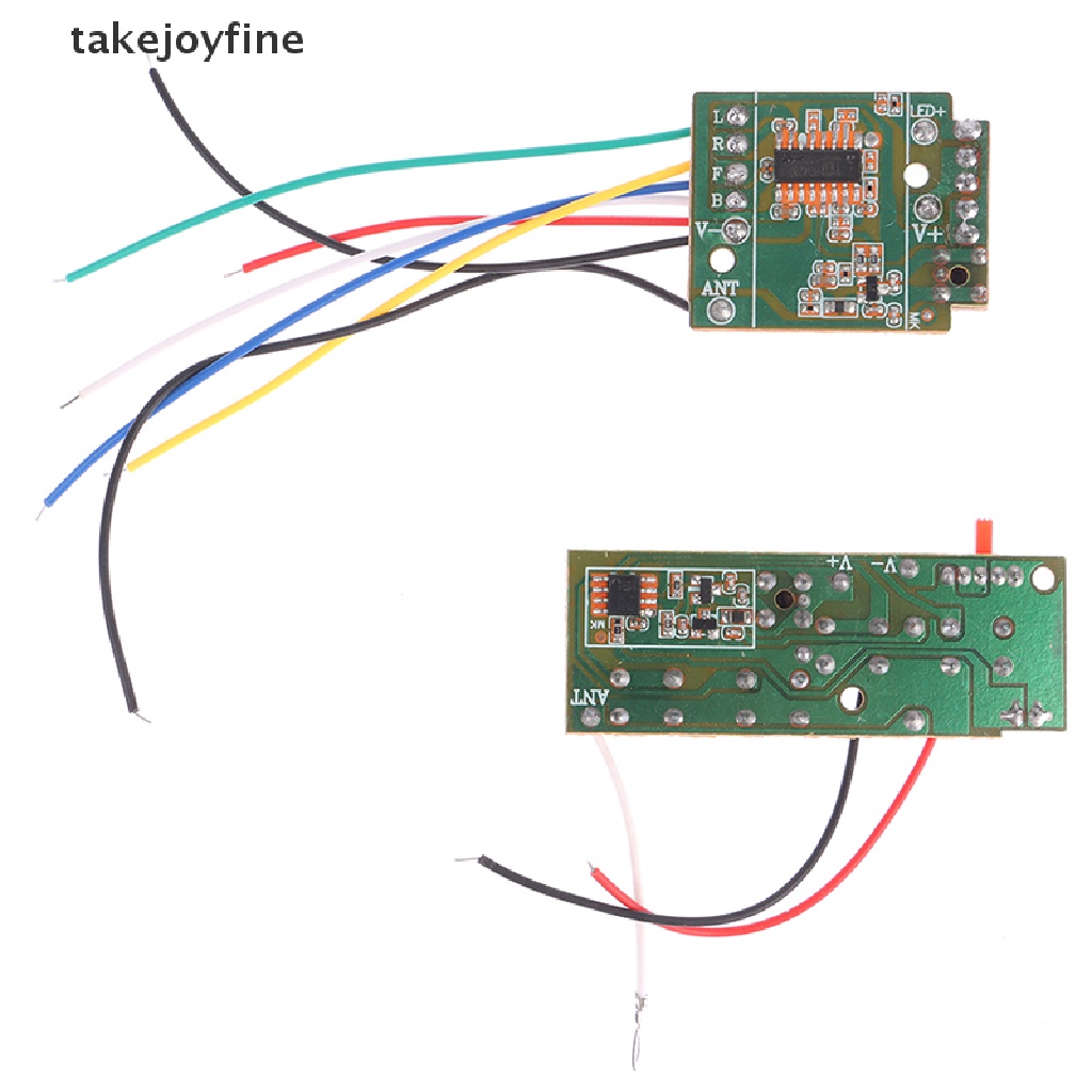 TFTH 4CH RC Remote Control 27MHz Circuit PCB Transmitter and Receiver ...