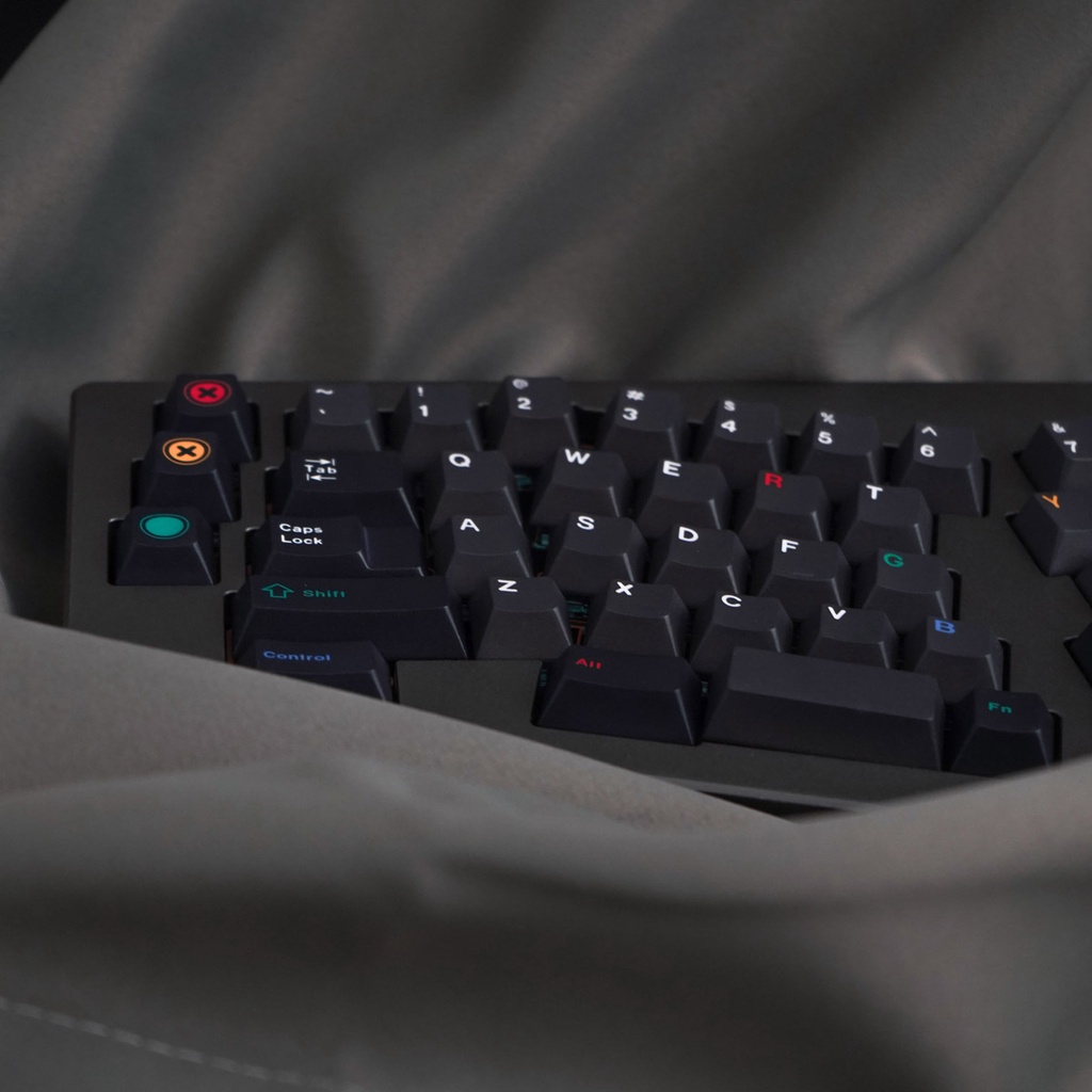 Gmk RETRO DARK LIGHTS Keycaps Cherry Profile MX PBT DYE-SUB Keycaps ...