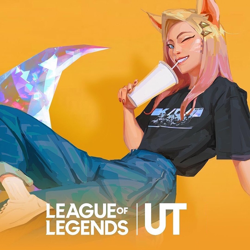 พร้อมส่ง Uniqlo Lol League Of Legends Ut เสื้อยืดลําลองสําหรับผู้ชาย ...