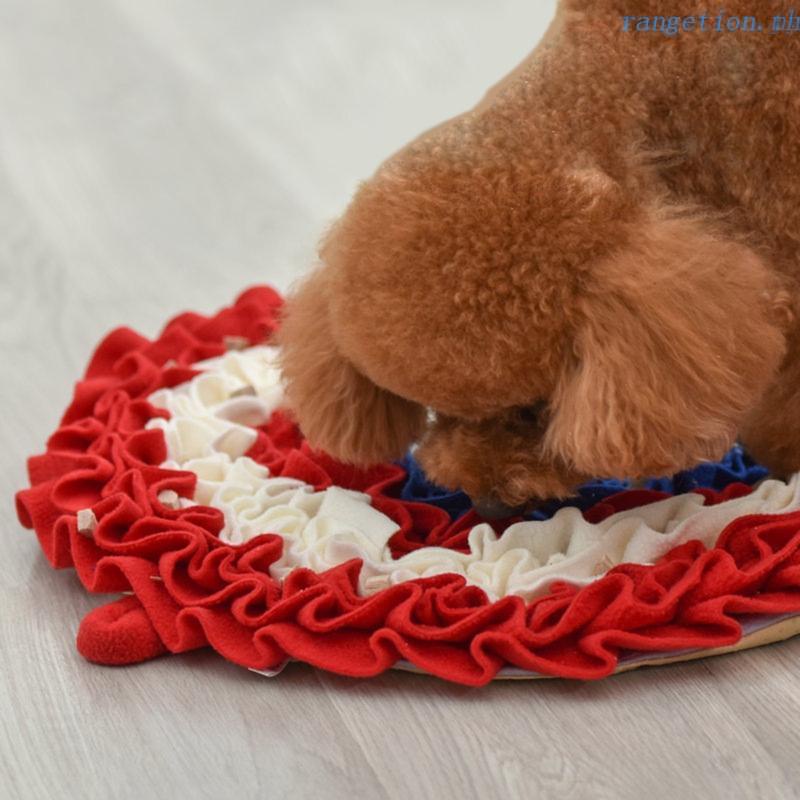 RAN Dog Plush Toy Snuffle Stuffed Animal Dispensing Cap Shields ...