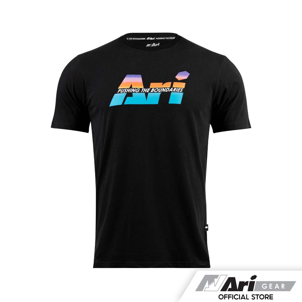 ARI WORD MARK TEE - BLACK/WHITE เสื้อยืด อาริ เวิดมาร์ก สีดำ_01 ...