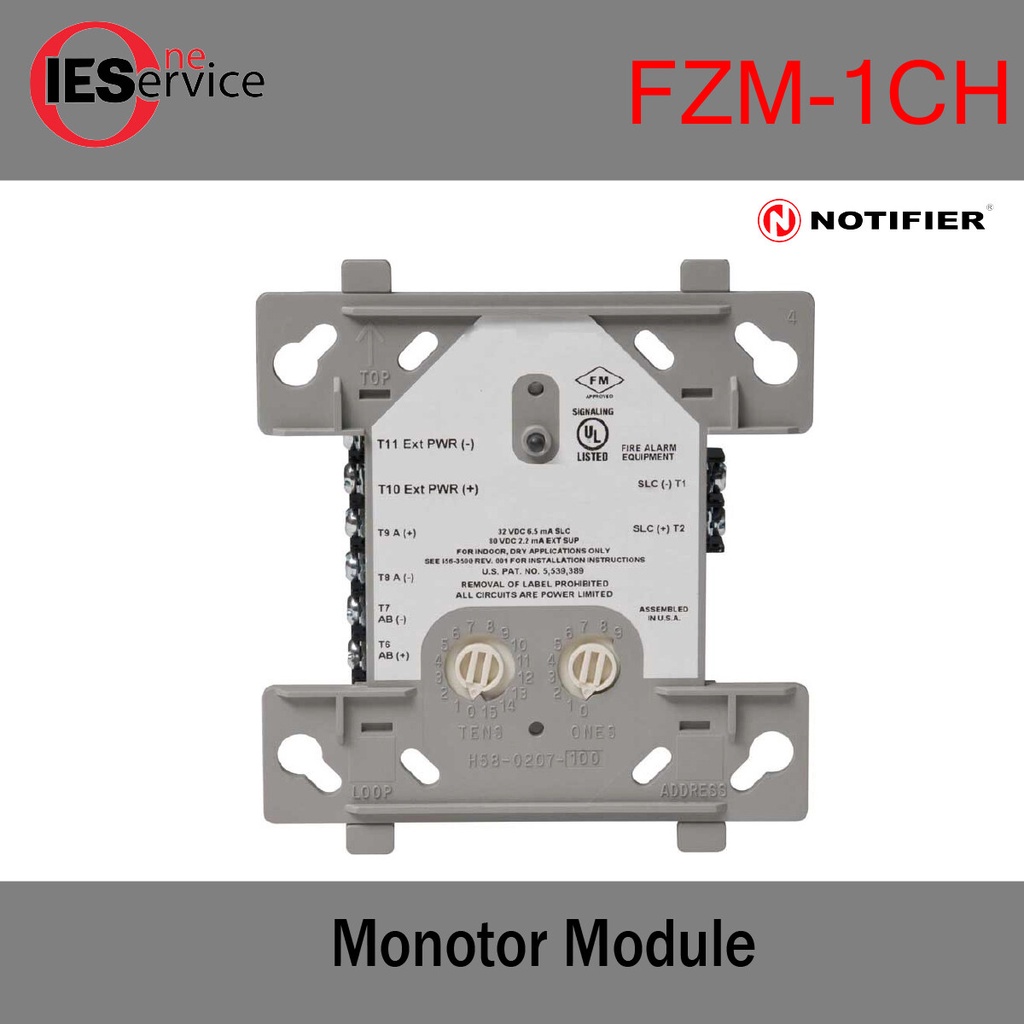 Notifier รุ่น FZM-1CH Monitor module for detector มาตรฐาน UL | Shopee ...