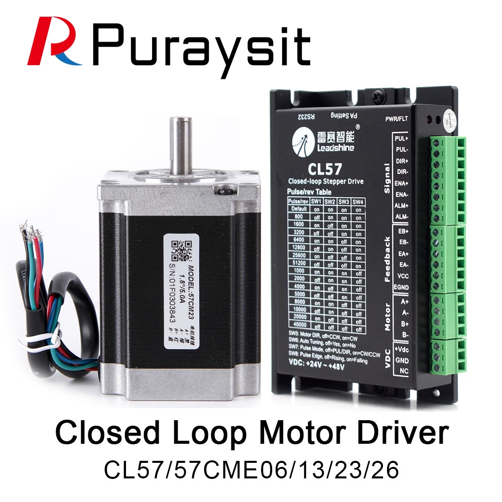 Puraysit Leadshine 2 เฟส 57 Series NEMA23 ขั้นตอนมอเตอร์ชุด 57CM06 ...