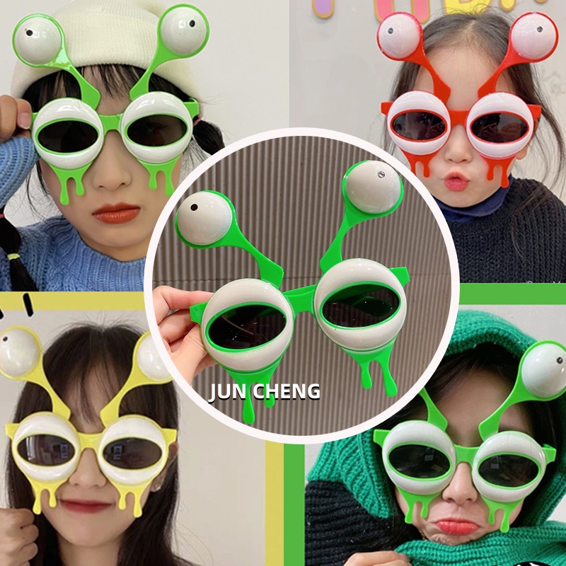 แว่นตากันแดด ET Aliens สีเขียว พร็อพสําหรับงานปาร์ตี้วันเกิด | Shopee ...