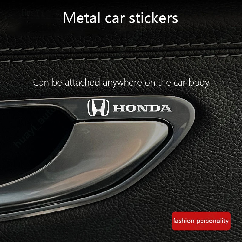 Metal Car Sticker Badge Decoration High-end Distinguished for Honda ...