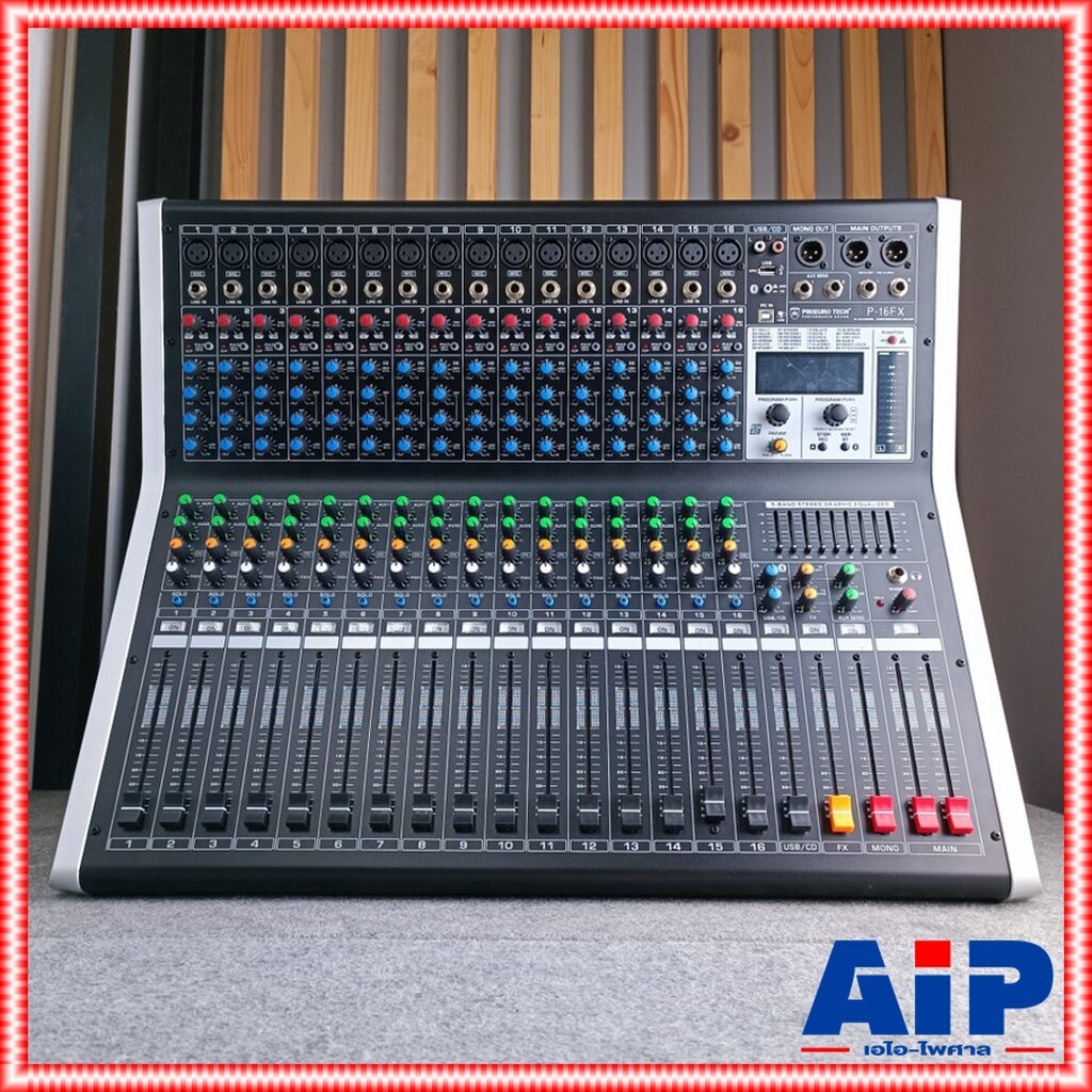 PROEUROTECH P-16FX MIXER รุ่นใหม่ มิกเซอร์ 16 ช่อง เอฟเฟคแท้ พร้อมฟัง ...