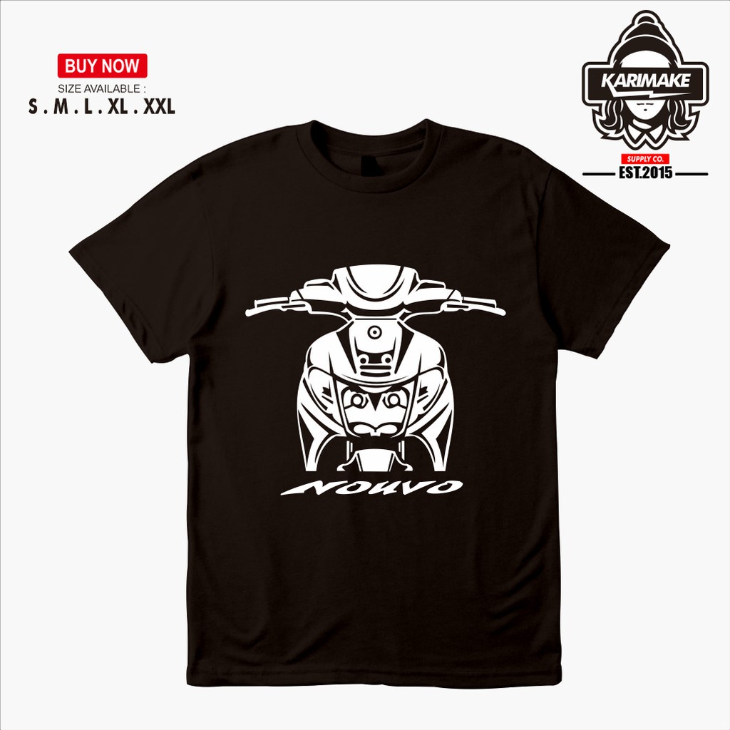 เสื้อยืด ลายยานยนต์ Yamaha Nouvo Lele Vector Karimake | Shopee Thailand