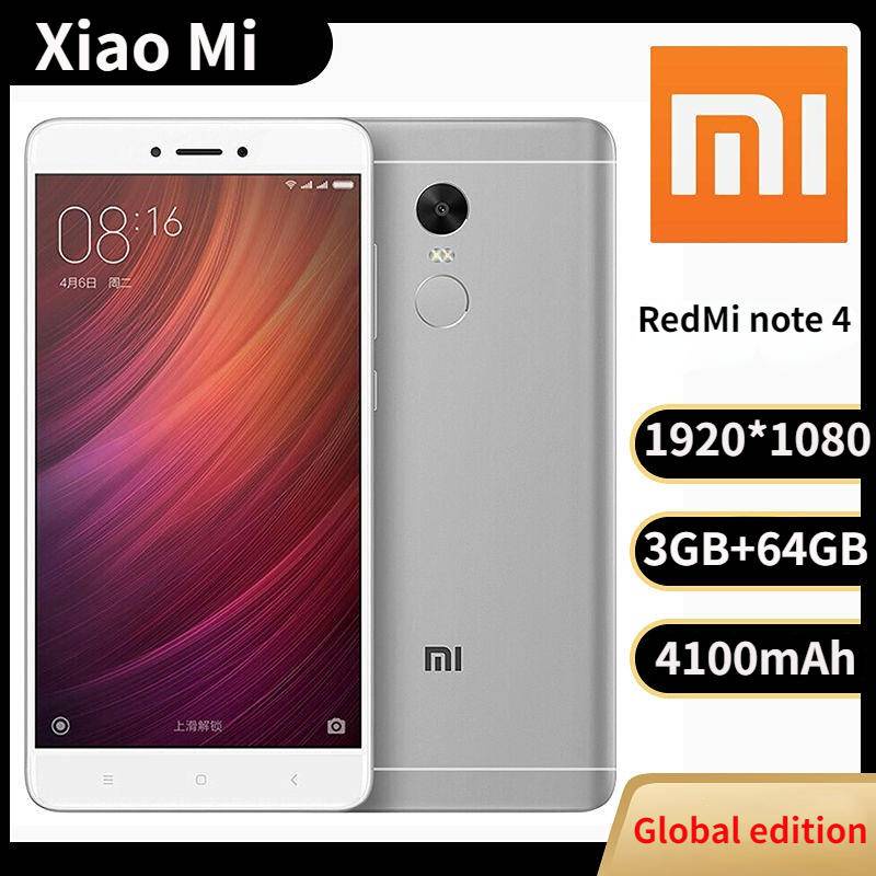 Global edition Original RedMi note4 10-core CPU 3GB+64GB 1920-1080 ...