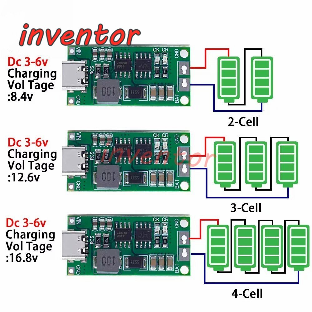 ((5 ชิ้น) 2S/3S/4S 1-4A Booster Module Lithium Polymer Lithium Clutch ...