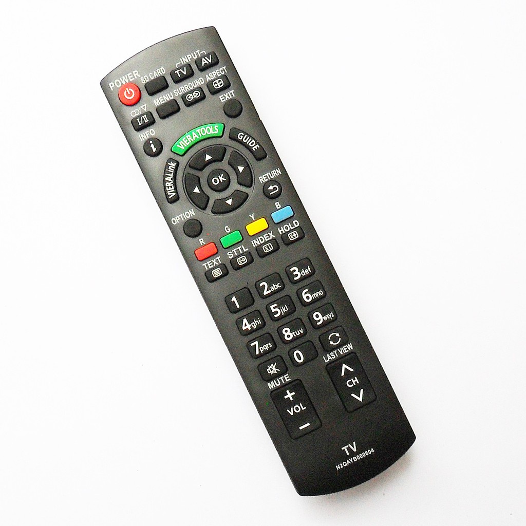 รีโมทใช้กับพานาโซนิค เวียร์ร่า ทีวี * ปุ่มบน SD CARD ,TV , mote for ...