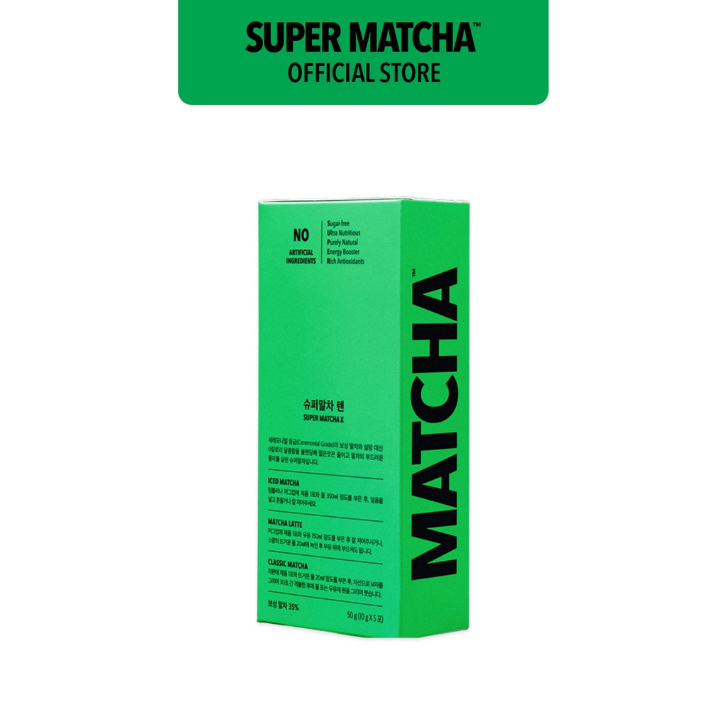 [HIT The Tea] SUPER Matcha TEN 5EA X 10g ผงมัทฉะ พรีเมี่ยม ชาเขียว ...
