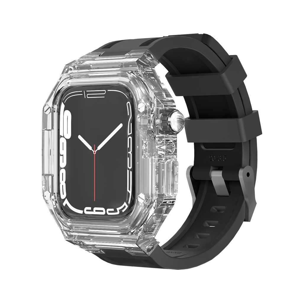 jansin clear modification kit 2in1 สายนาฬิกาข้อมือ ยางซิลิโคนใส ขนาด ...