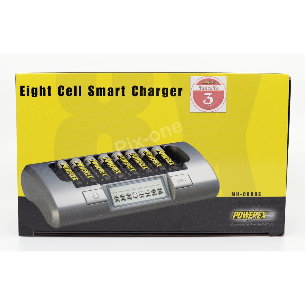 POWEREX MH-C800S แท่นชาร์จถ่าน AA/AAA (รับประกันศูนย์ 3 ปี) ถ่าน ...