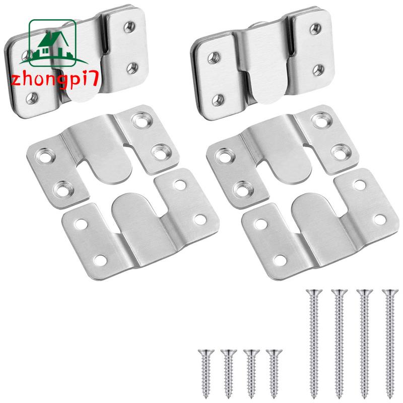 Flush Mount Bracket,Photo Frame Hook Picture Hangers, Interlock Bracket ...