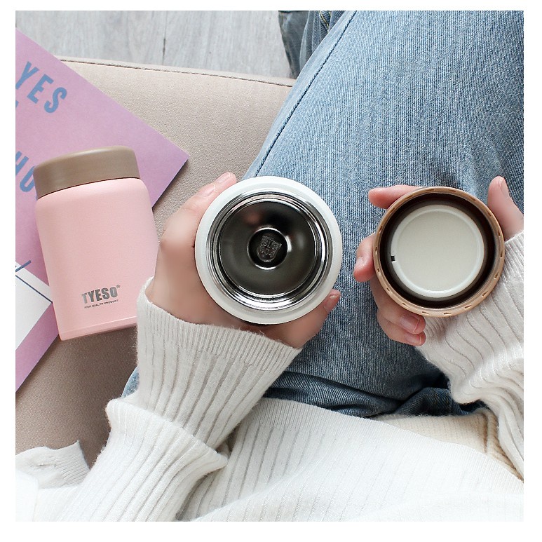 ขวดน้ำ TYESO MINI 2ขนาด 220mlกับ280ml แก้วกระติกแบบพกพาขนาดเล็ก กระบอก ...