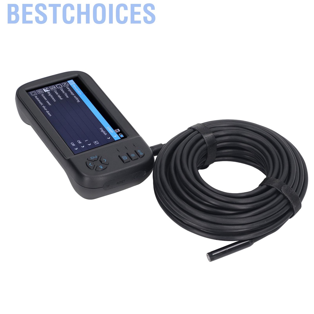 Bestchoices Pipe Endoscope with 8mm Lens IPS Screen Waterproof Engine ...