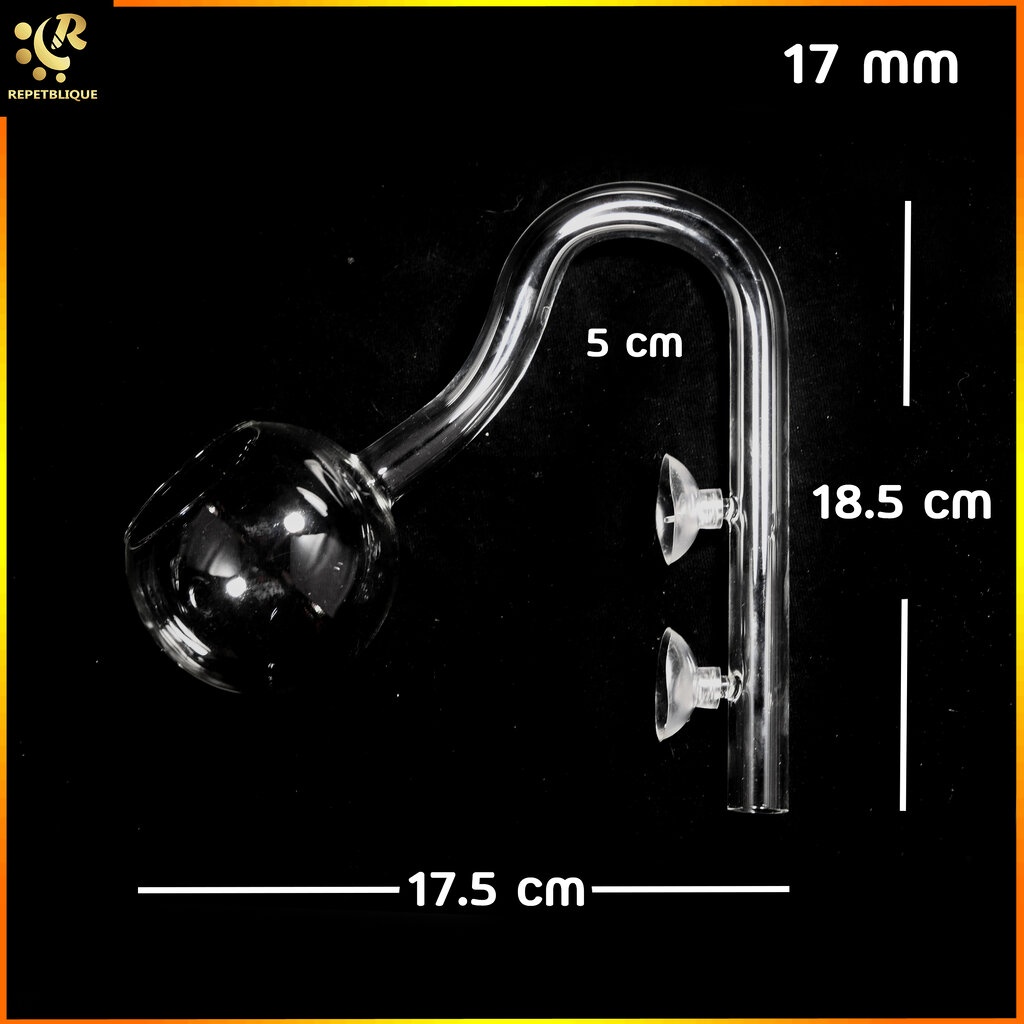 เครื่องแก้ว Outflow Glass Ball ขนาด 13 / 17 / 24 mm ทรงกลม ทรงดอกป๊อบปี ...