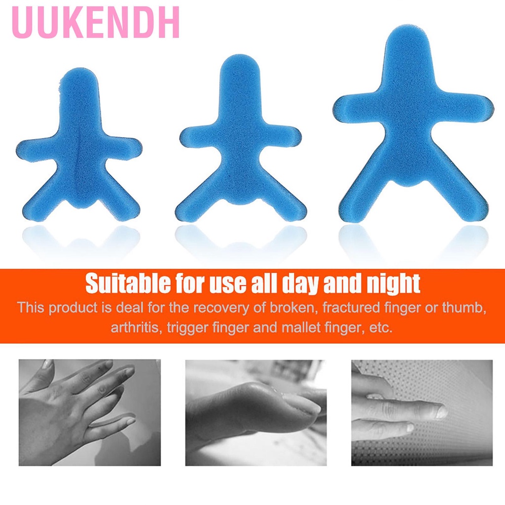 Uukendh 3 Sizes Aluminium Toad Finger Splint Malleable Brace Support ...