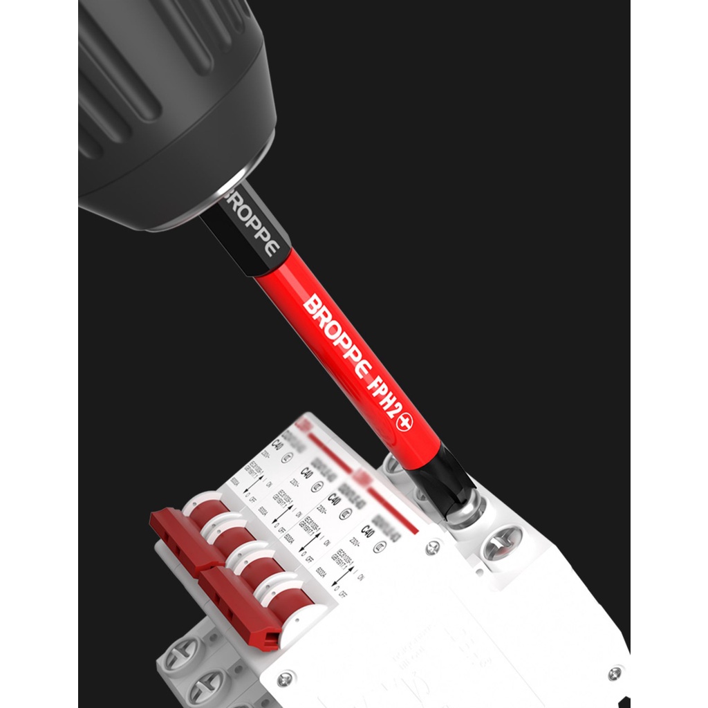 FPH1 FPH2 FPH3 ดอกไขควง Phillips หัวแบน 1/4 นิ้ว Shank พิเศษแม่เหล็ก ...