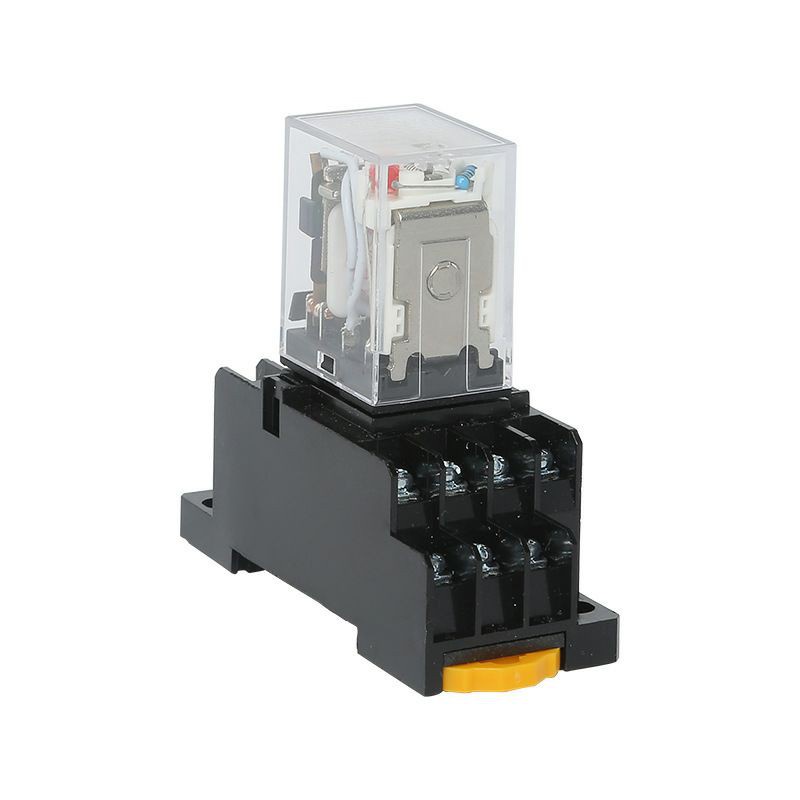 พร้อมส่ง MY4 MY4N มีไฟ RELAY 12VDC , 12VAC, 24VDC,24VAC,110v, 220VAC ...