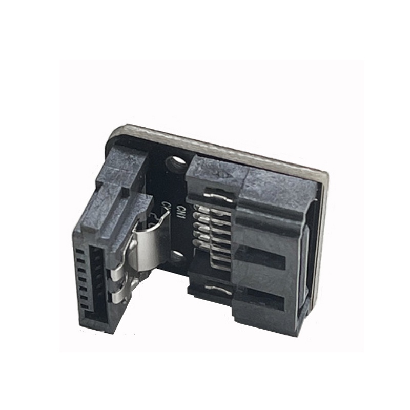7-pin Sata Cable Interface Steering Connector 90 องศา 7PIN Serial Port ...