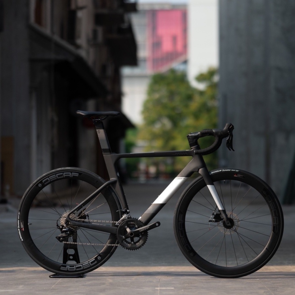 จักรยานเสือหมอบคาร์บอน JAVA FUOCO TOP 24SPD ล้อ: คาร์บอน DECAF 50mm ...