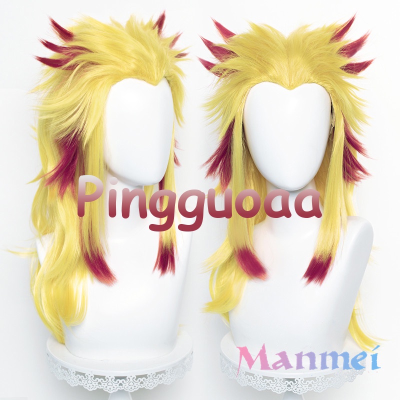 Manmei Anime Demon Slayer Kimetsu No Yaiba Rengoku Kyoujurou Cosplay ...