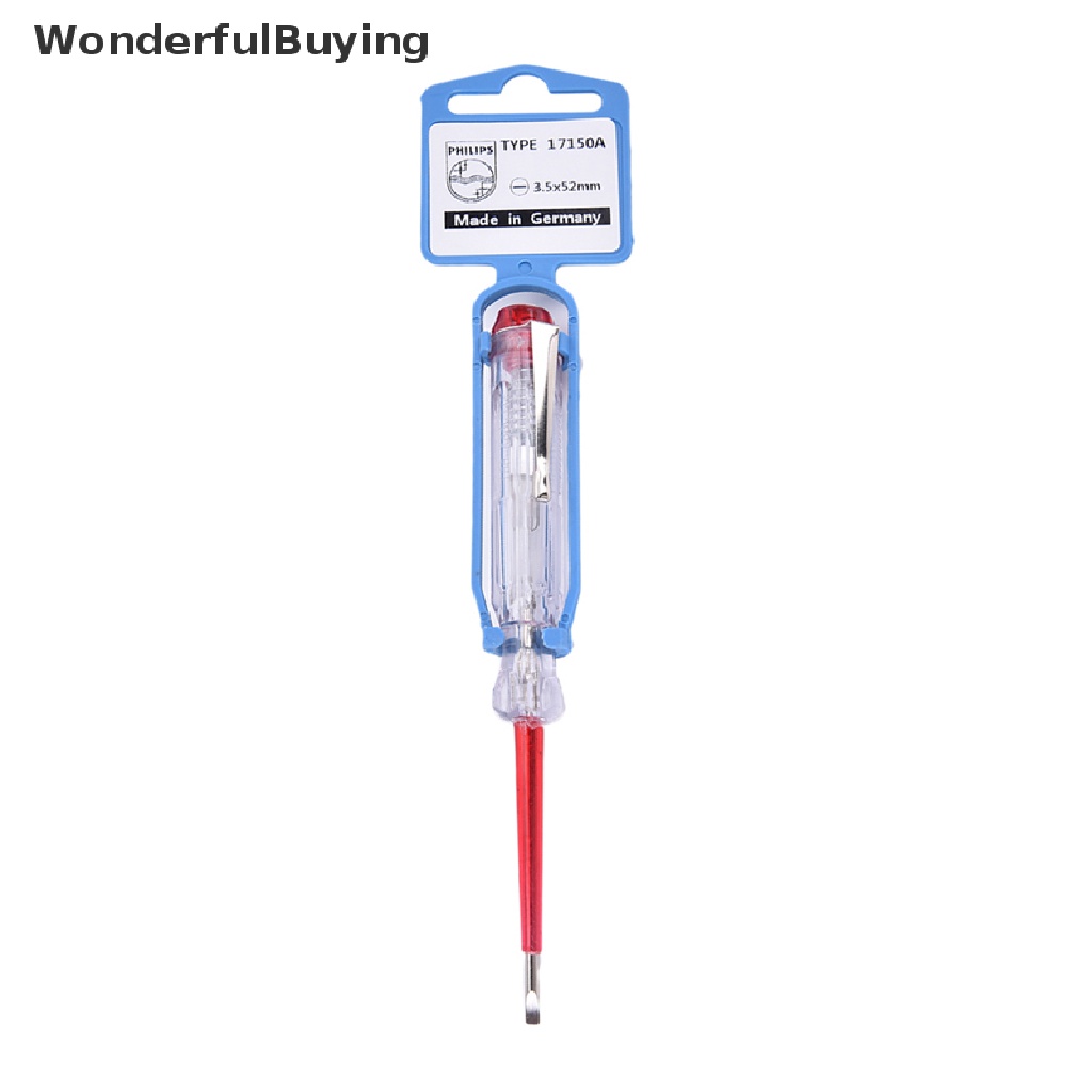 WBTH Screwdriver Voltage Test Induced Electric Tester Pen 250V Detector ...