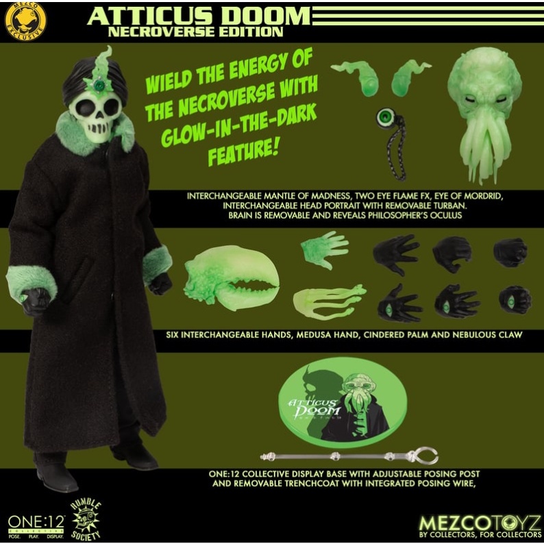 [Ready stock] Mezco Toys One: 12 Collective Atticus Doom Variant Mezco ...