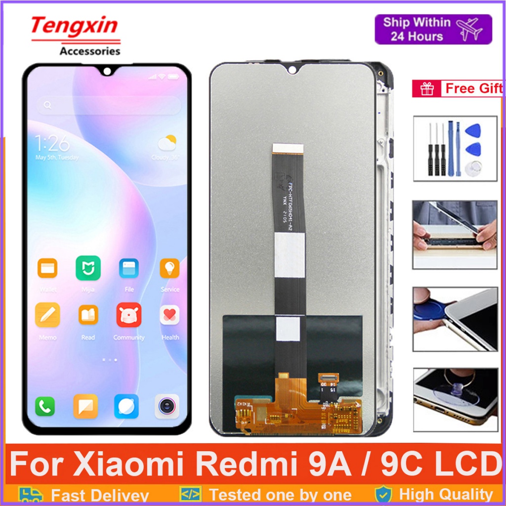 หน้าจอแสดงผล LCD 6.53 นิ้ว พร้อมหน้าจอสัมผัส สําหรับ Xiaomi Redmi 9A ...