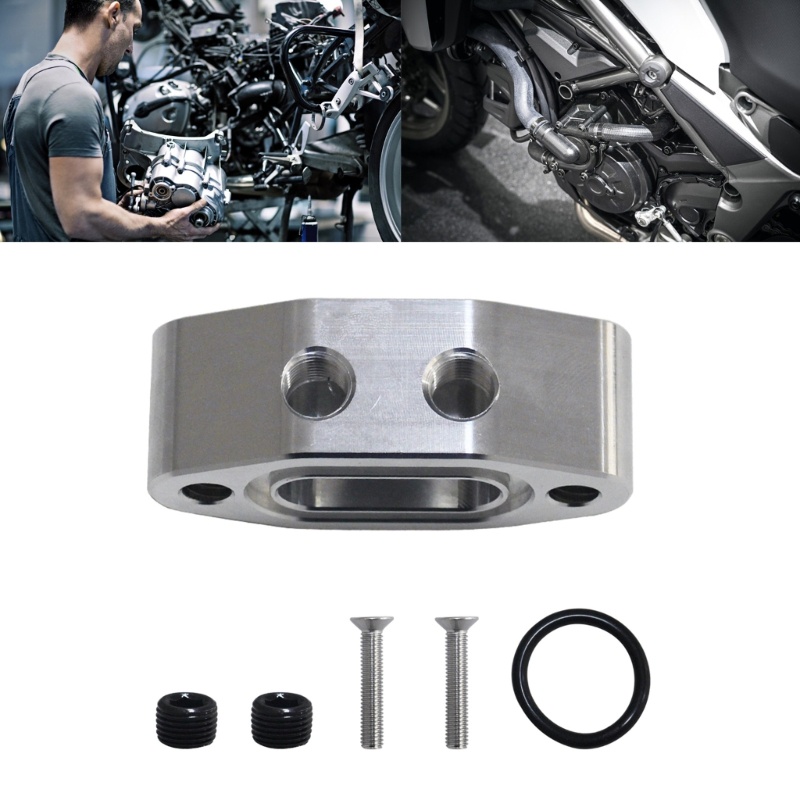 Edb* แผ่นบล็อกอะแดปเตอร์ พอร์ตน้ํามัน สําหรับ LS 551533 ปะเก็น ...