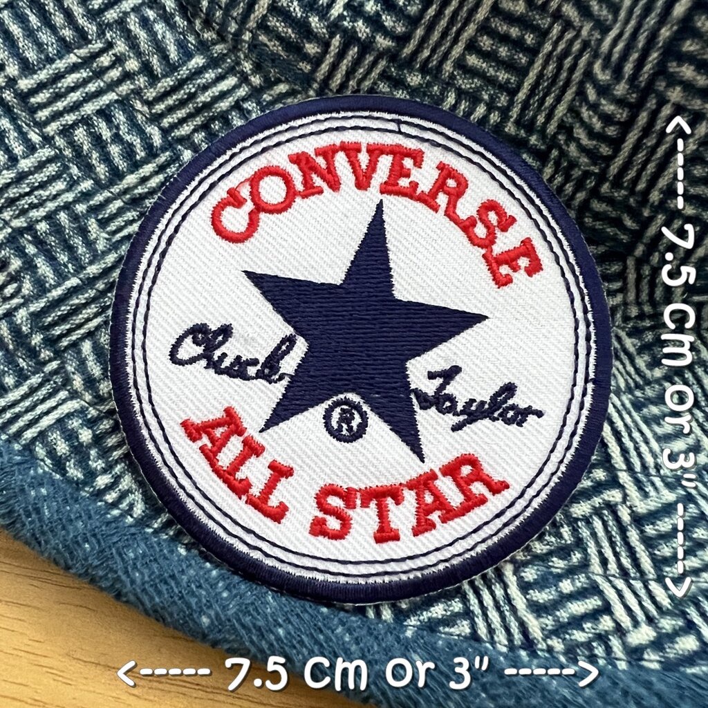 Converse All Star ตัวรีดติดเสื้อ อาร์มรีด อาร์มปัก ตกแต่งเสื้อผ้า หมวก ...