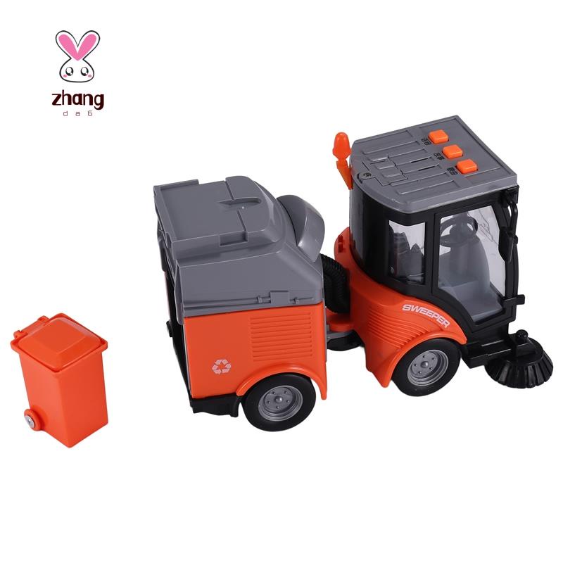 Street Sweeper Truck with Light & Sound Effects - Friction Powered ...