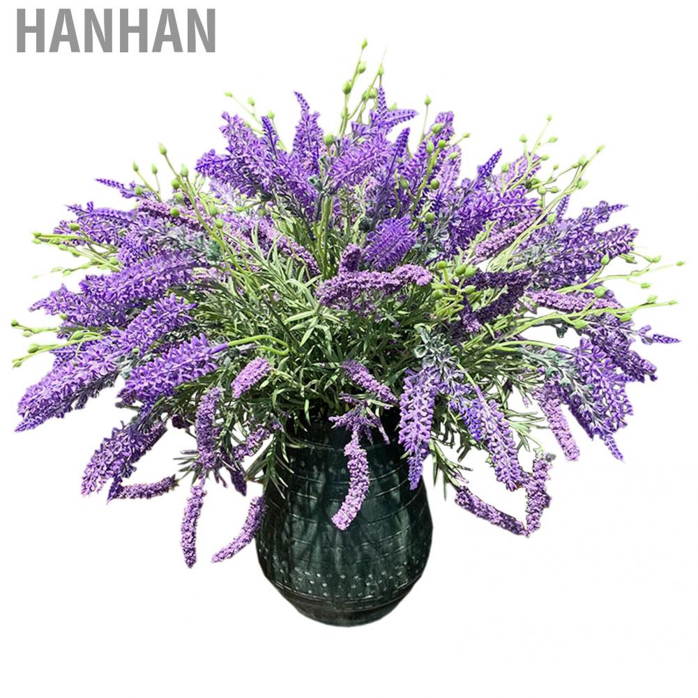 Hanhan [Ander Online] Simulation lavender plastic flower spirit vanilla wedding handle wreath ...