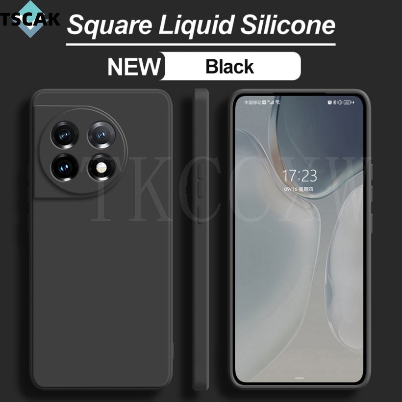 เคสโทรศัพท์มือถือ ซิลิโคนนิ่ม ทรงสี่เหลี่ยม กันกระแทก สําหรับ OnePlus 11 ACE 2 ACE Pro 10T 10 ...