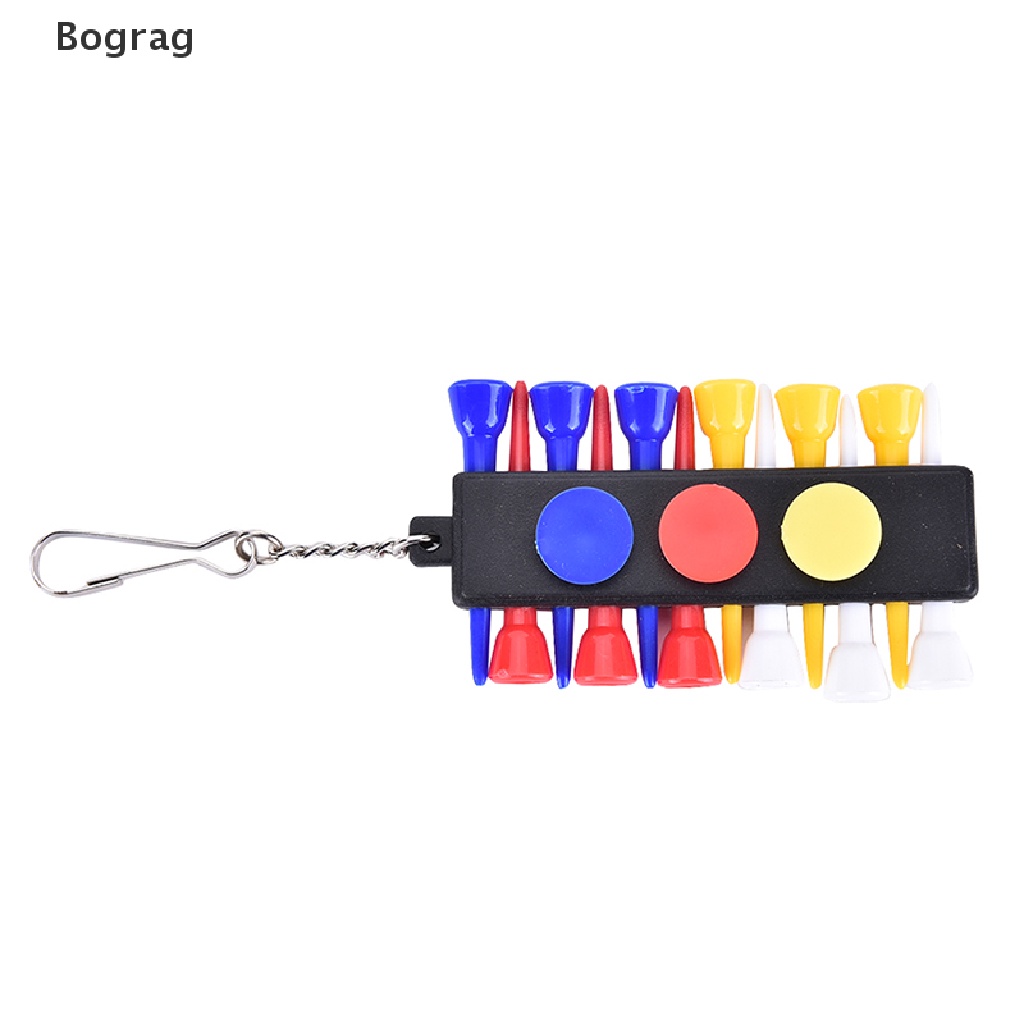 [Bogr] ที่วางลูกกอล์ฟ 1 ชิ้น พร้อมที่ตั้งลูกกอล์ฟ พลาสติก 12 ชิ้น และ ...
