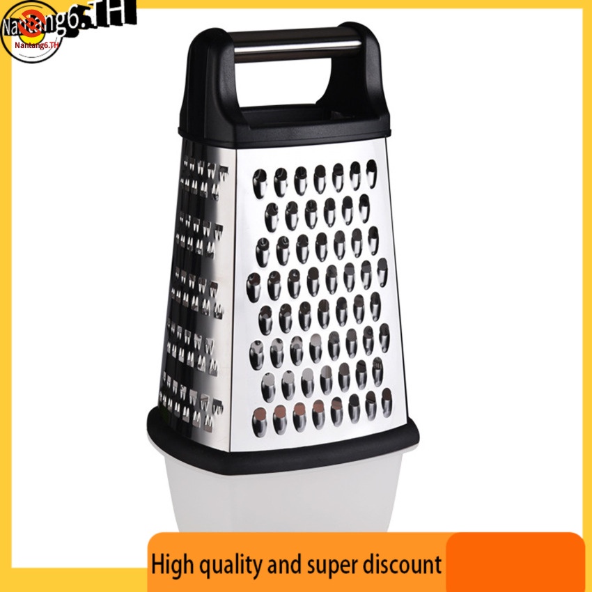 Stainless Steel Heavy Duty Kitchen Box Grater with Detachable Storage ...